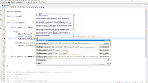 java mysql database connection part 1 youtube