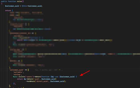 [9 x] validation rule `rule exists` does not support `orwhere` clauses