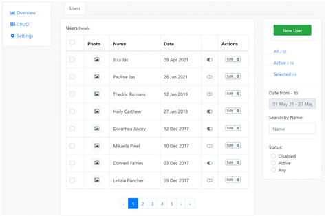 build a crud template using react bootstrap express postgres images