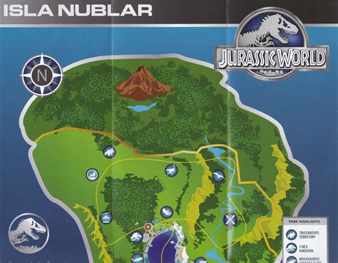 Jurassic World Map R Jurassicpark
