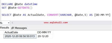date and time conversions in sql server sqlskull