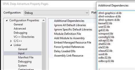 c many unresolved external symbol after installing sfml on visual
