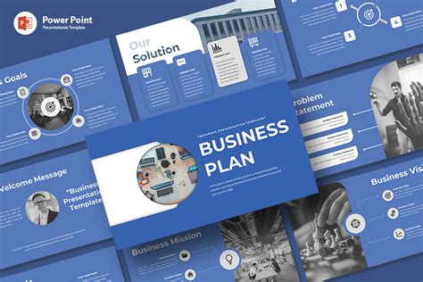 Business Plan Powerpoint Template Graphic By Qrdesignstd · Creative