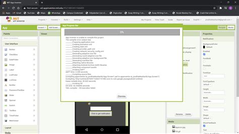 error while generating apk mit app inventor help mit app inventor