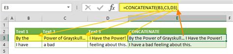 how to concatenate strings in excel