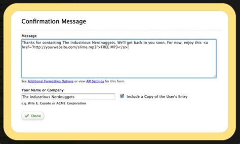 how to send a file after a form is submitted wufoo