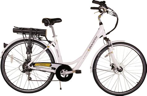 Swifty Routemaster Hybrid Low Step Over Electric Bike Womens White