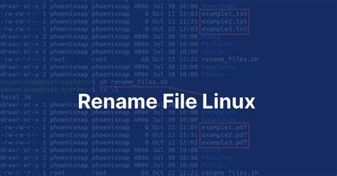 Rename File Linux Netizens Technologies