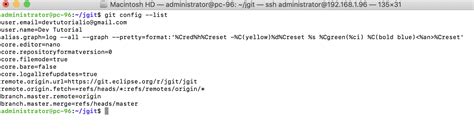 how to query the existing configuration git devtutorial