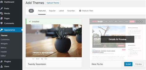 how to upload theme to wordpress template monster help