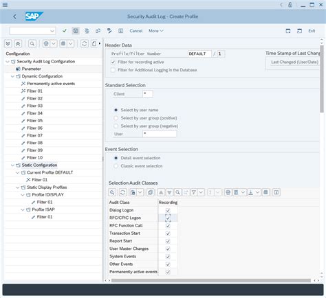 Enable And Configure Sap Auditing For Microsoft Sentinel Microsoft Learn