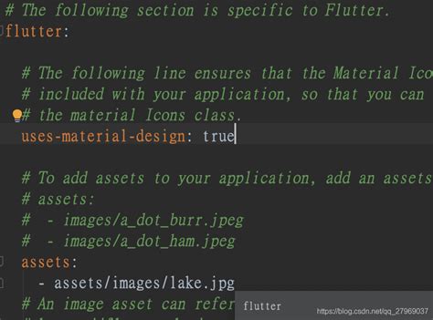 flutter unable to load asset assets images lake unable to load