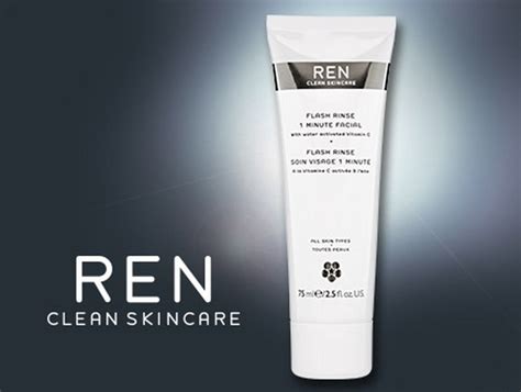 Новое экспресс средство для лица Ren Flash Rinse 1 Minute Facial