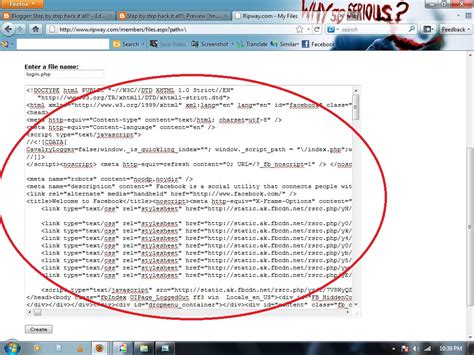 notepad codes how to hack fb password