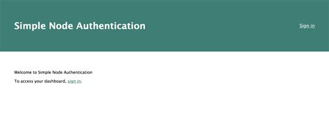 simple node authentication okta developer
