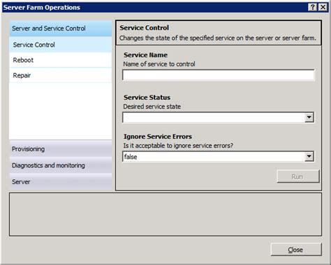 running server operations using the web farm framework 2 0 for iis 7