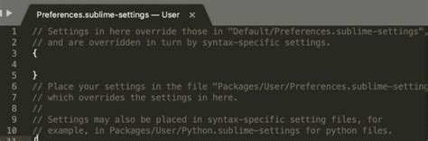 fix sublime text error trying to parse settings technipages