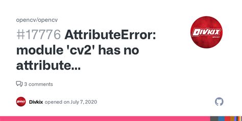 attributeerror module cv2 has no attribute dnn detectionmodel