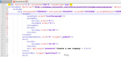 how to fix xml parsing error in microsoft word