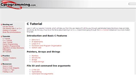 20 ways to learn c programming for free
