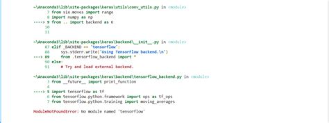 python modulenotfounderror in importing and working with