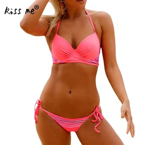 Backless Sexy Halter Bikini 2018 Women Swimsuit Bathing Suit Ladys