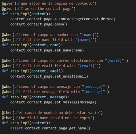 pruebas bdd con selenium python y behave cucumber mr