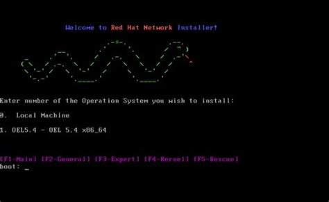 oracle base pxe network installations rhel5 ol5