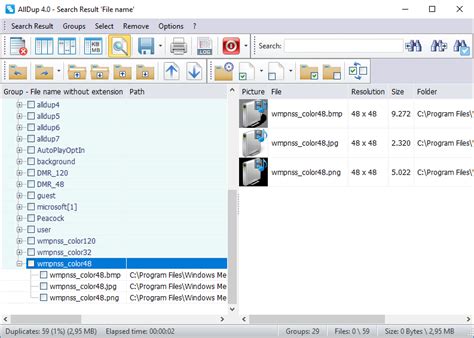 locate duplicate files to delete copy move or rename them with