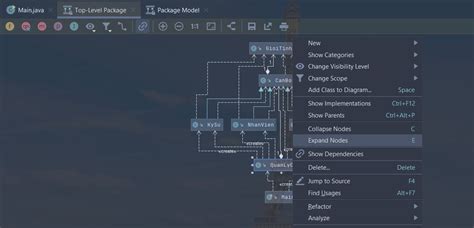 java how to generate uml diagram with components and classes in