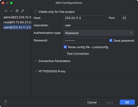 Configure Ssh And Ssl Intellij Idea Documentation