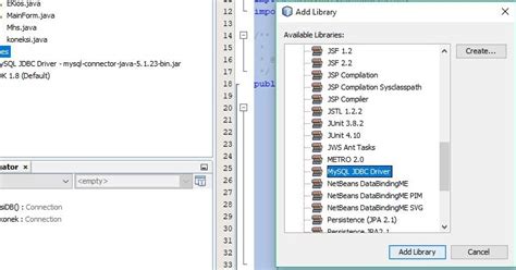 cara membuat crud sederhana dengan java netbeans mysql