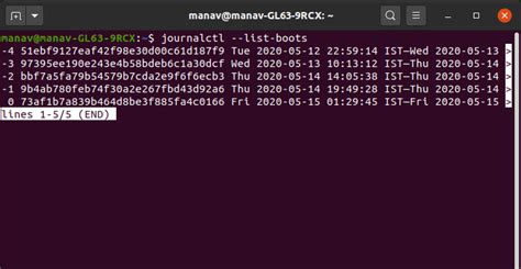 journalctl command in linux with examples geeksforgeeks