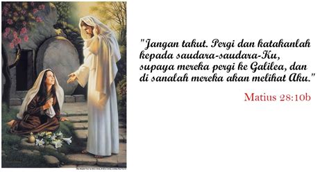Renungan Rohani Katolik Makna Kebangkitan Yesus Bagian 1