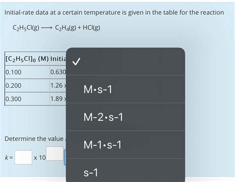 Solved Initial Rate Data At A Certain Temperature Is Given