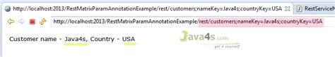 restful web services jax rs matrixparam example