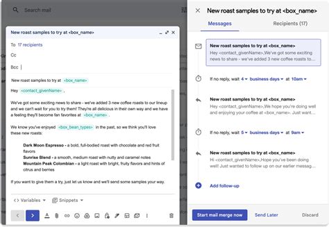 new gmail mail merge previously gmail multi send streak