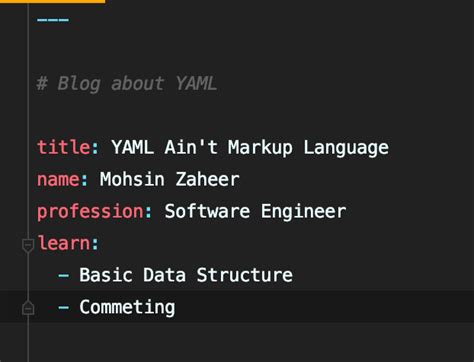 everything you need to know about yaml by mohsin zaheer mohammed medium