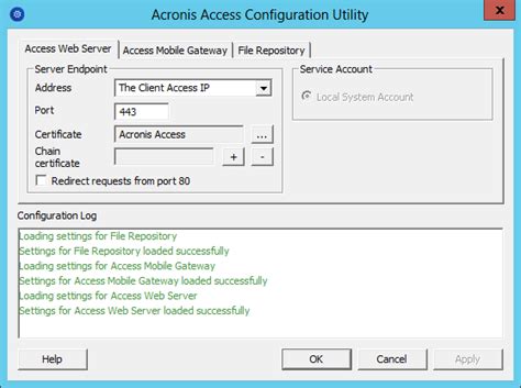 Clustering Configuration Utility Access