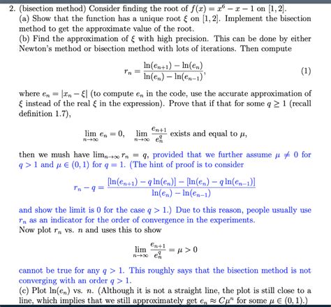 Solved Estimate The Root Of The Function 3x3 Using Bi