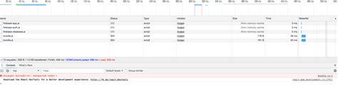 javascript webpack producing uncaught syntaxerror unexpected token