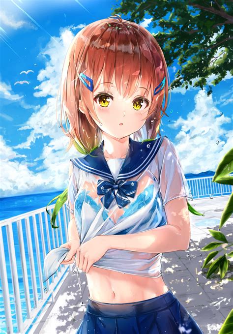 Na Kyo Bra See Through Seifuku Shirt Lift Wet Wet Clothes 865682