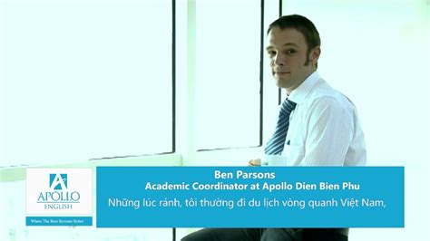Apollo Teacher Ben Parsons Youtube