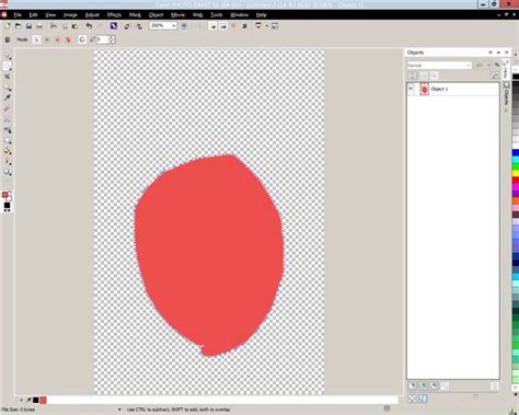 getting no fill to selection using ctrl backspace coreldraw graphics