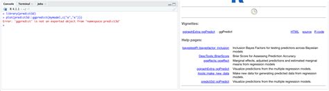 r ggpredict is not an exported object from namespace predict3d i