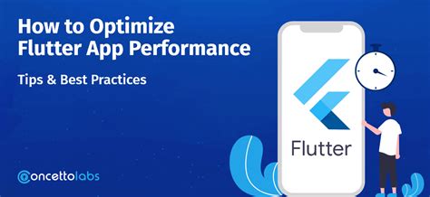how to optimize flutter app performance tips and best practices