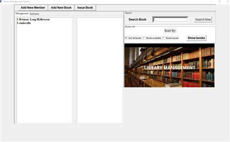 gui based library system in python with source code