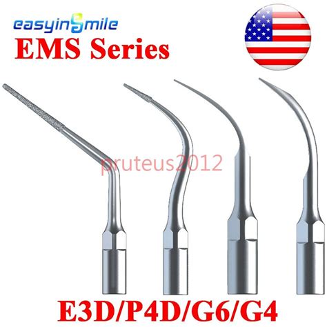 Dental Ultrasonic Scaler Scaling Endo Perio Tip Tips Fit Ems E3d P4d G4