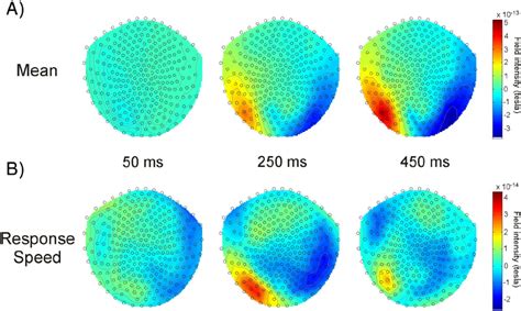 A Top Row Topoplots Illustrating Grand Mean Evoked Fi Elds Averaged