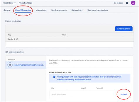 sử dụng firebase cloud message với ios swift push notification trang chủ